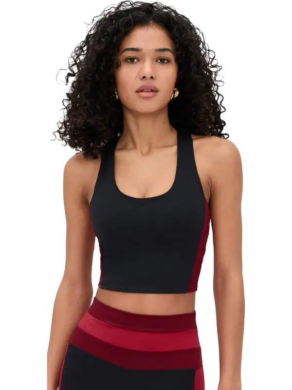 Beach Riot Yara Colorblock Tank - Redwood Colorblock