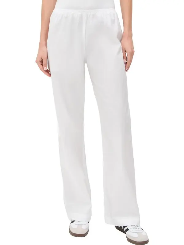 Donni. The Pop Simple Full Length Pants - Powder Pow