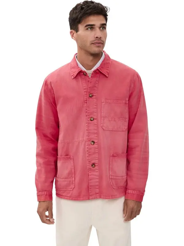 Polo Ralph Lauren Montauk Chino Workwear Jacket - Faded Red X