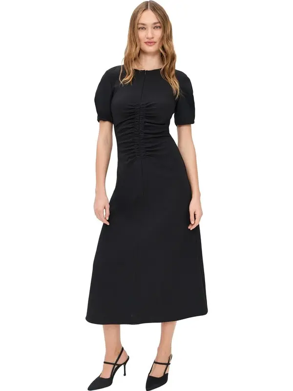 LA LIGNE Noemi Stretch Weave Dress - Black
