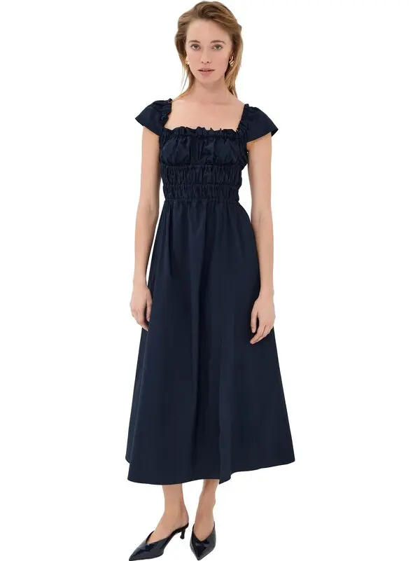 Altuzarra Lily Midi Dress - Berry Blue