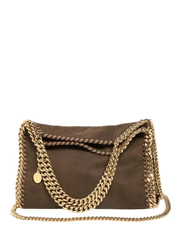 Stella McCartney Alter Suede Falabella Mini Bag - Moka
