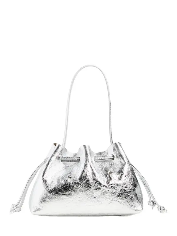 MANSUR GAVRIEL Drawstring Pouchette - Silver