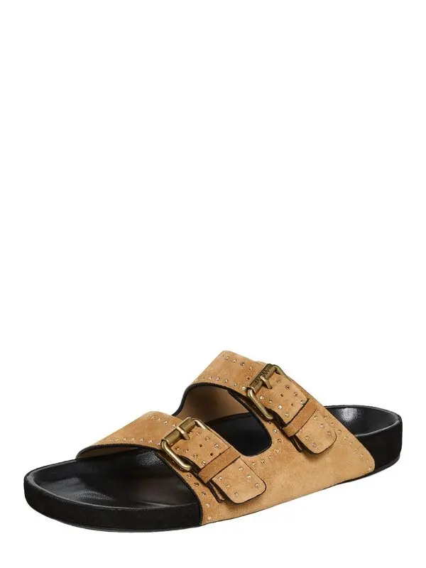 Isabel Marant Lennyo Studded Sandals - Chestnut