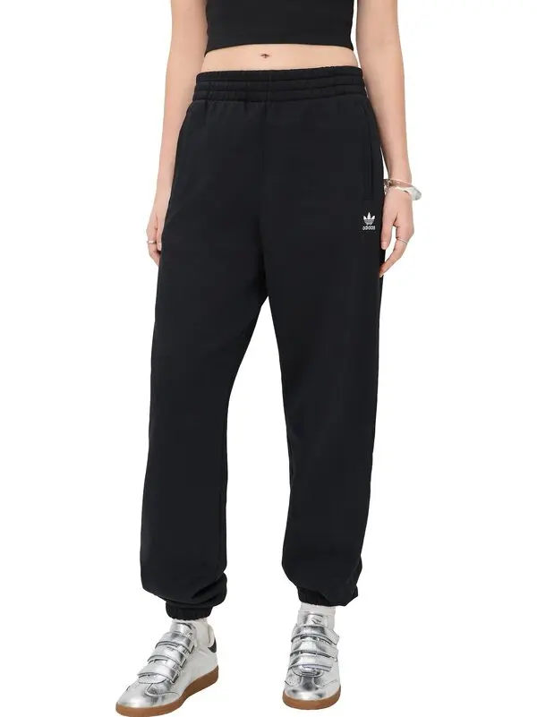 Adidas Essentials Loose Fleece Joggers - Black
