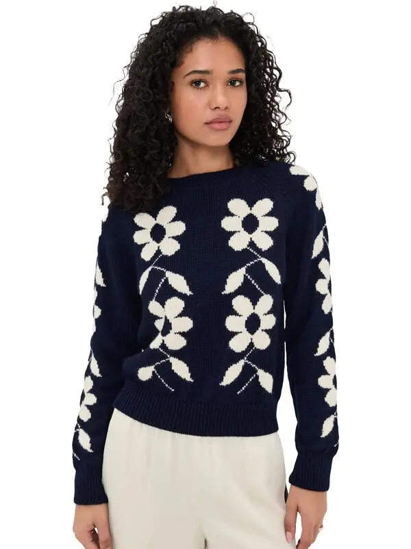 Kule The Franz Alpaca Sweater - Navy