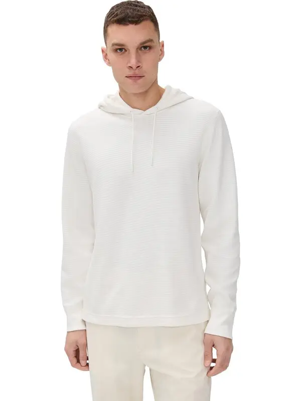 Reigning Champ Lightweight Waffle Standard Hoodie - Championship White