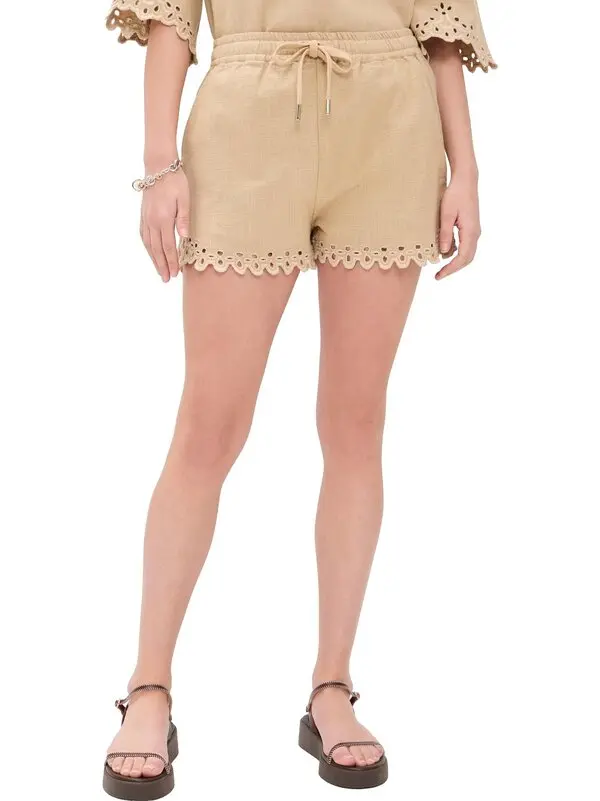 Isabel Marant Balyme Shorts - Sahara