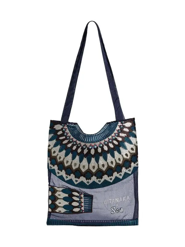 Sea Brigitte Tanaka X Antonia Fair Isle Tote - Multi