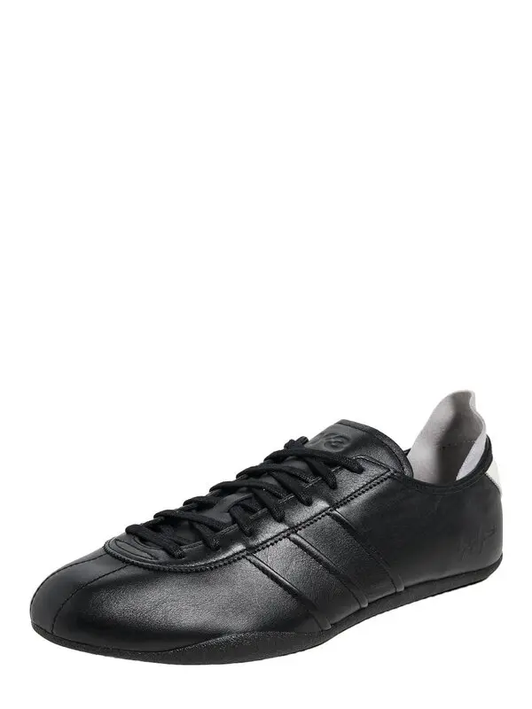 Y3 Leather Sneakers - Black/owhite