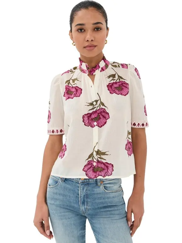 Alix Of Bohemia Floral Print Shirt - Off-white