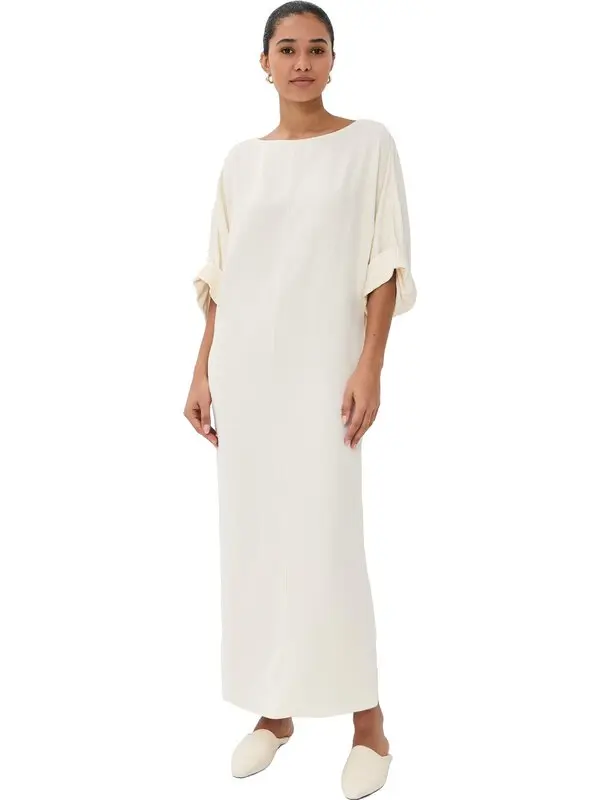TWP Maxi Length Dress - Bone