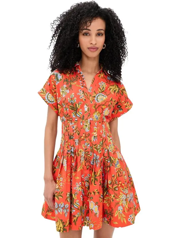 Cara Cara Nash Mini Dress - Clover Orange
