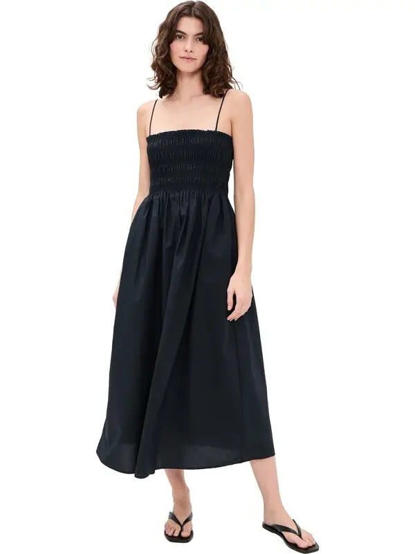 Z Supply Poplin Maxi Dress - Black