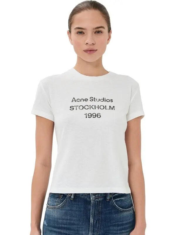Acne Studios Stretch Jersey T-shirt - Off White