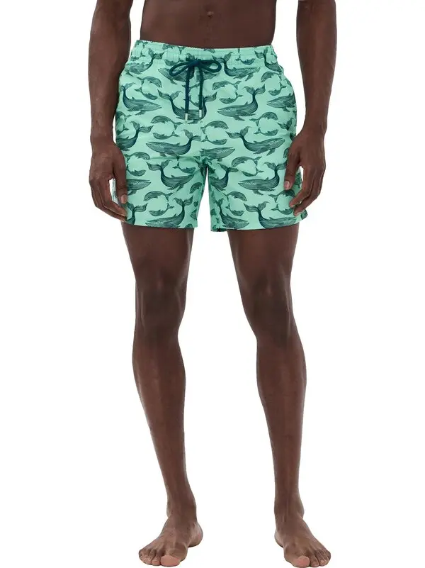 Vilebrequin Moorea Swim Trunks - Bluestn Combo