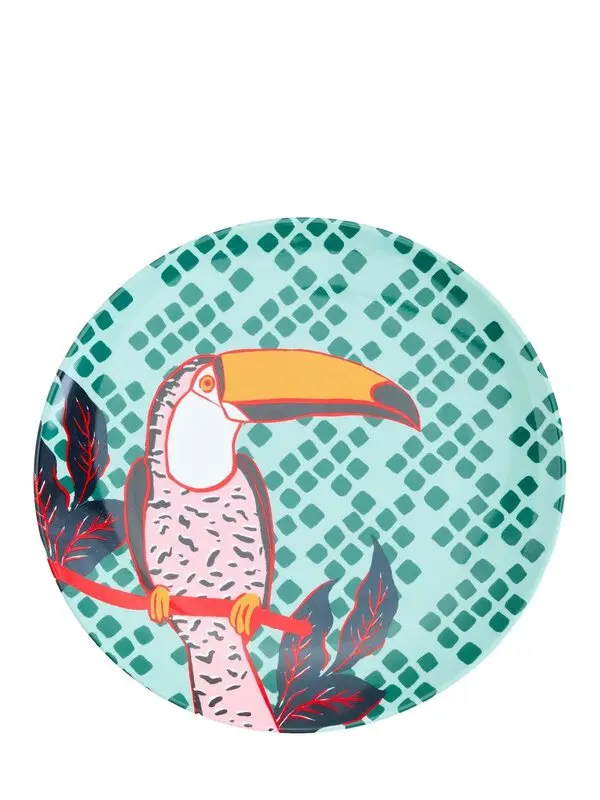 Farm Rio Toucan Print Plate - Multi