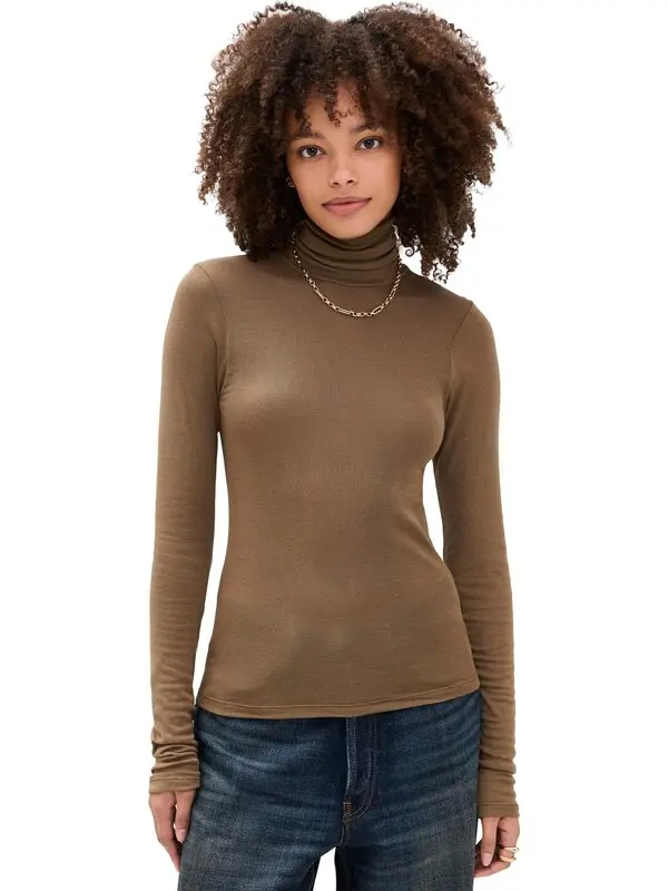 Sold Out NYC The Cashmere Turtleneck - Olive