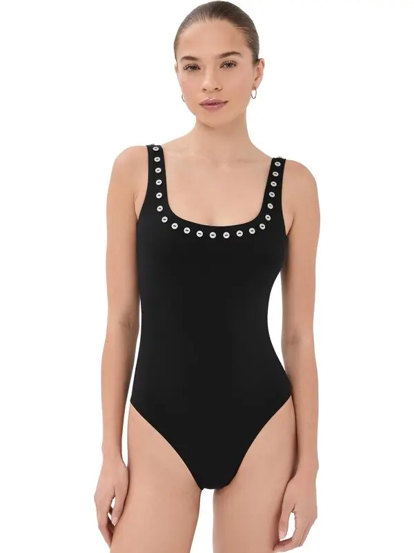 Staud Lea One-piece Swimsuit - Black