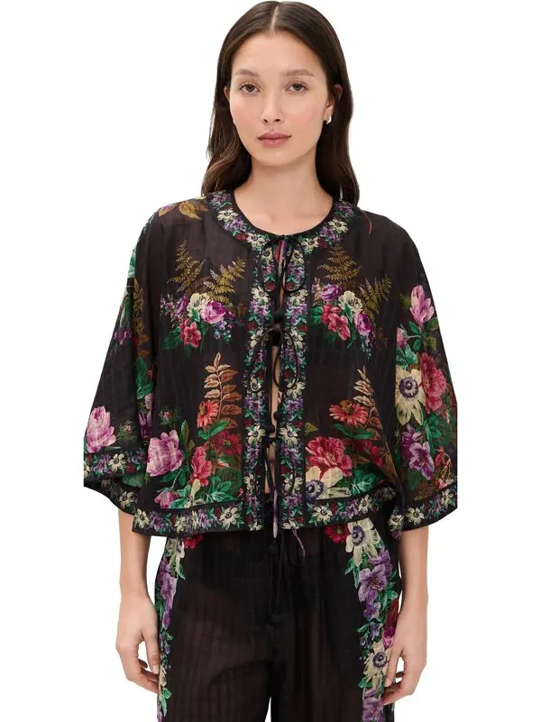 Sea Viktoria Floral Tie-front Top - Multi