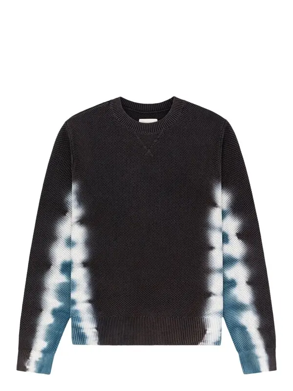 Aimé Leon Dore Tie-dyed Crewneck Sweater - Black