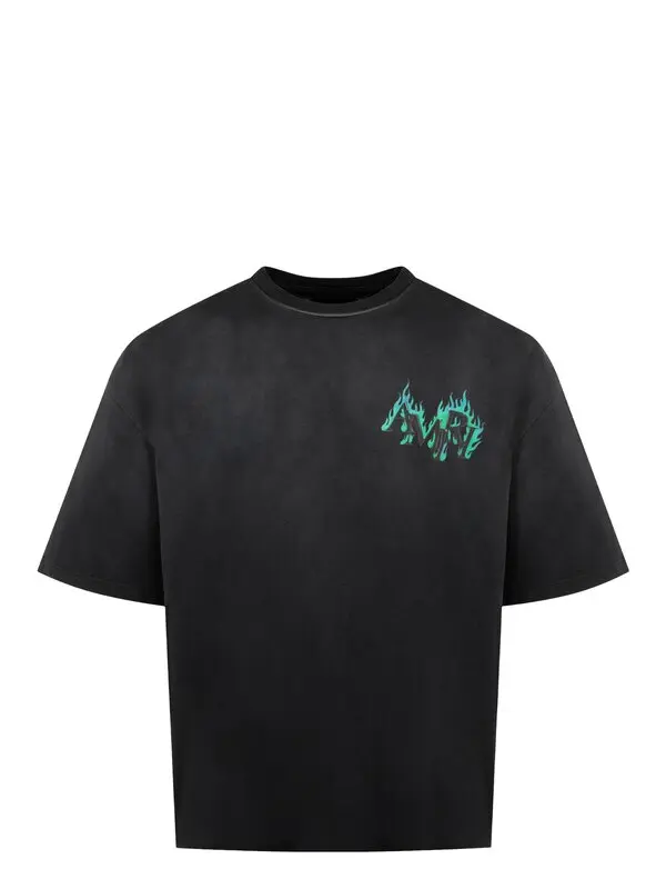 Amiri Flames T-shirt - Black