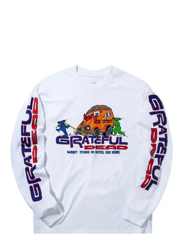 MARKET X Gd Tow Pull Long-sleeve T-shirt - White