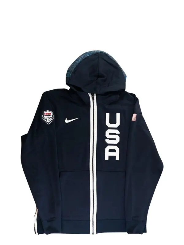 Nike Team Usa Therma Flex Showtime Hoodie - Blue