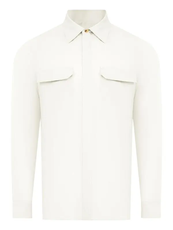 Rick Owens Work Shirt - White