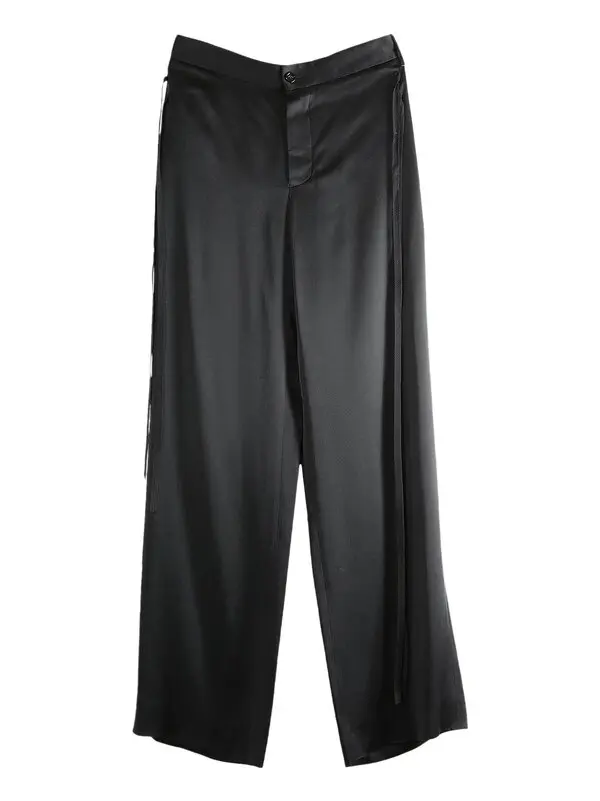 ANN DEMEULEMEESTER Double Ribbon Tita Trousers - Black