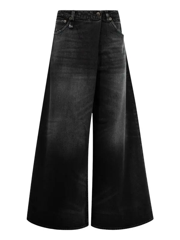 R13 Nico Wrap Jeans - Black