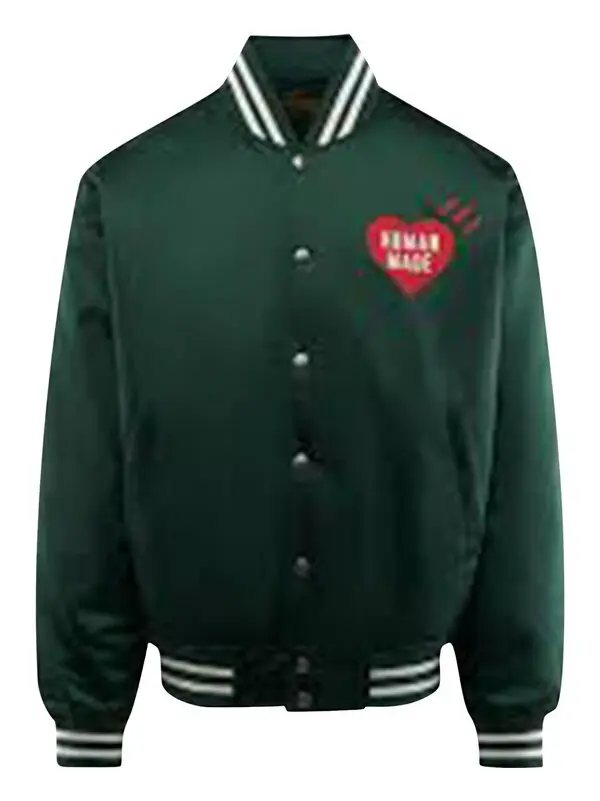 HUMAN MADE Nylon Stadium Jacket - Green