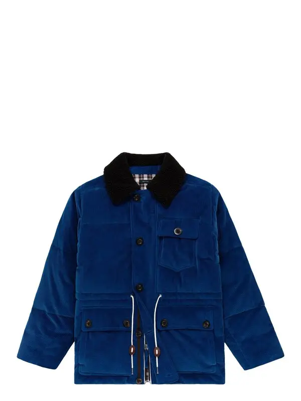 Aimé Leon Dore X Drake's Corduroy Expedition Parka - Blue