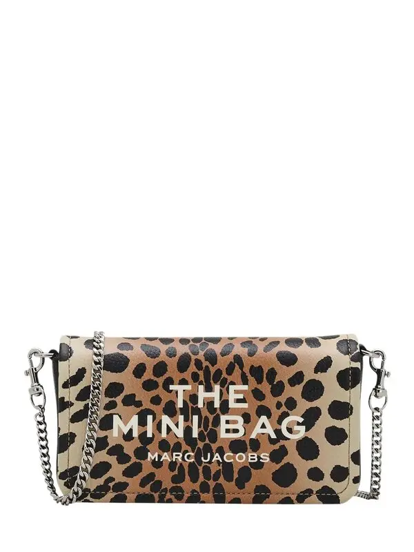 Marc Jacobs Cheetah Leather Items Mini Bag - Black