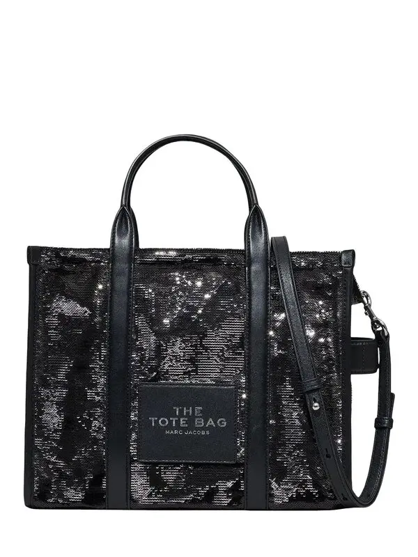 Marc Jacobs Sequins Medium Tote - Black