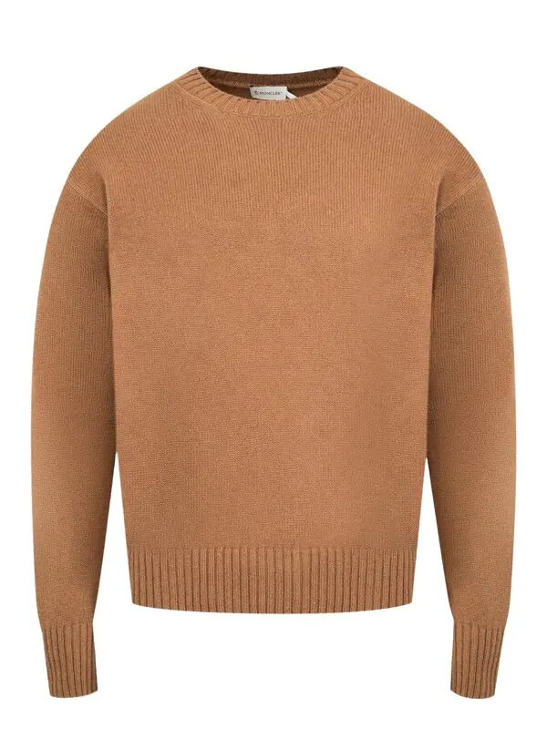 Moncler Wool Cashmere Sweater - Tan