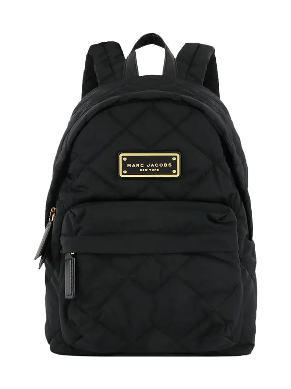 Marc Jacobs Quilted Mini Backpack - Black