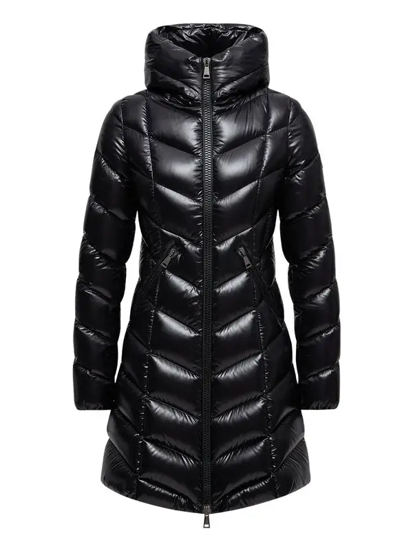 Moncler Marus Long Coat - Black