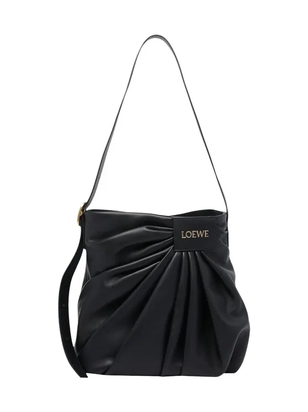 Loewe Draped Tote Bag - Black