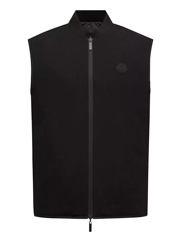 Moncler Zip-up Gilet - Black