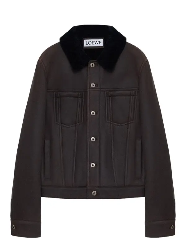 Loewe Trucker Jacket - Brown