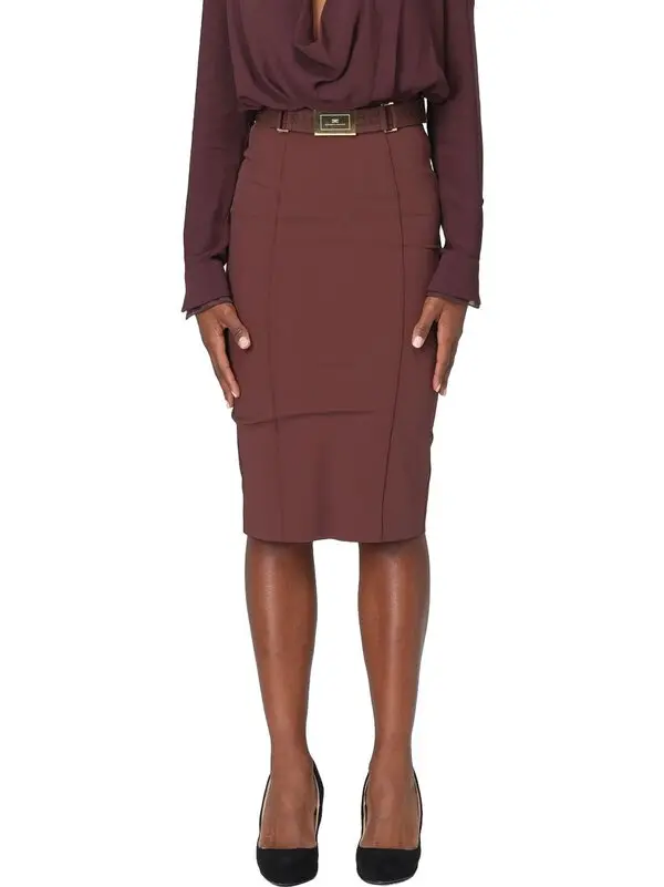 Elisabetta Franchi Pencil Skirt - Cocoa