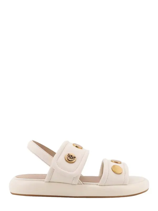 Pinko Heeled Sandal - White