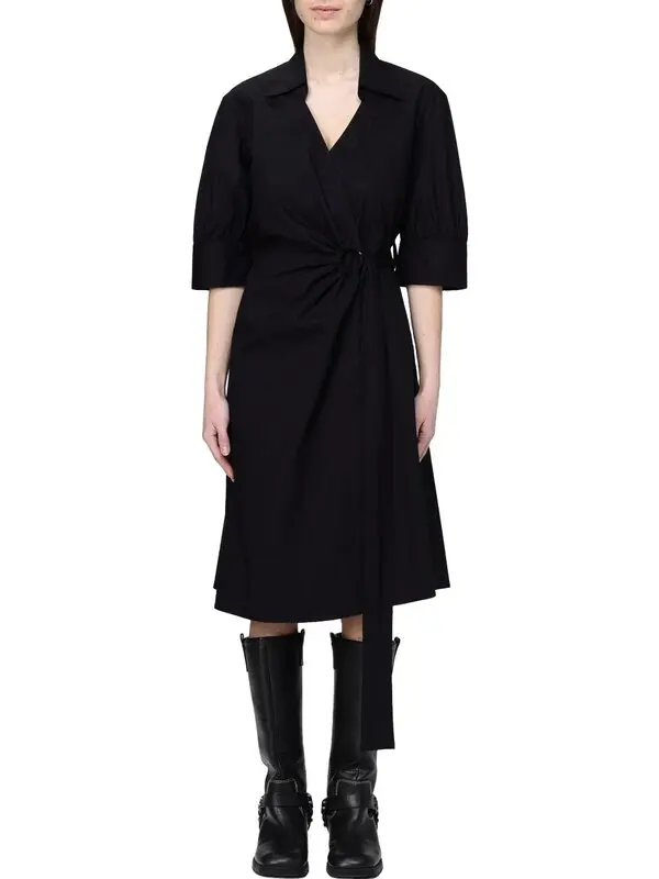 Pinko Midi Shirt Dress - Black