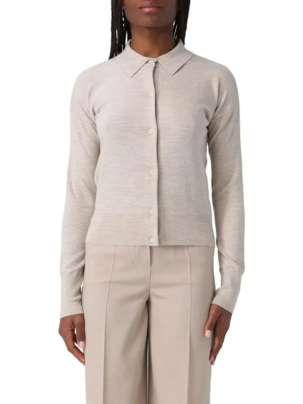 Max Mara Ribbed Cardigan - Beige