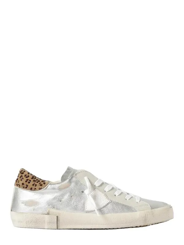 Philippe Model Low Top Sneakers - Silver