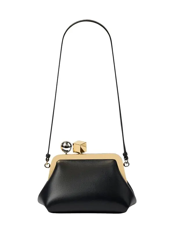Jacquemus Top Handle Clutch - Black