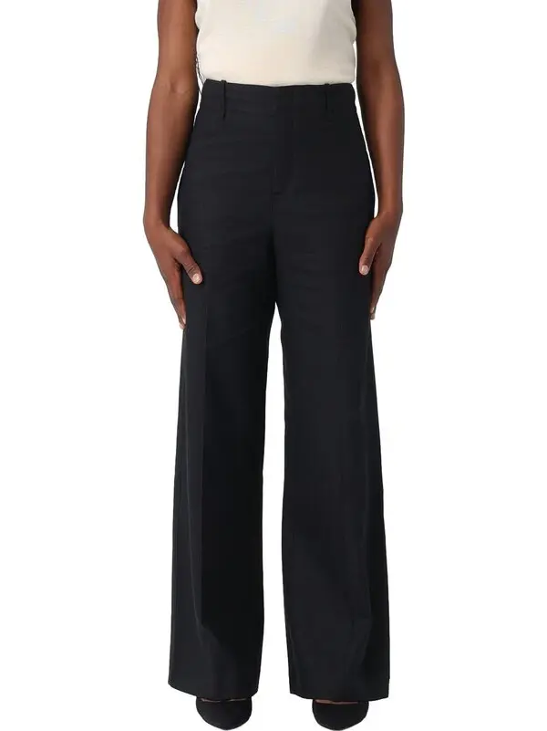 ALYSI Wide Leg Trousers - Black