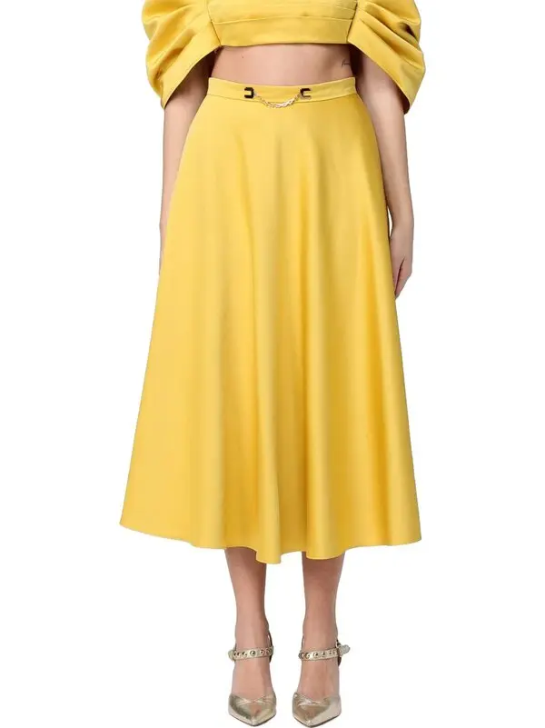 Elisabetta Franchi A-line Skirt - Yellow