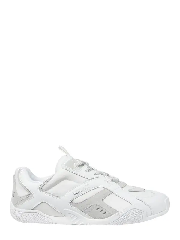 Versace Lace Up Sneakers - White